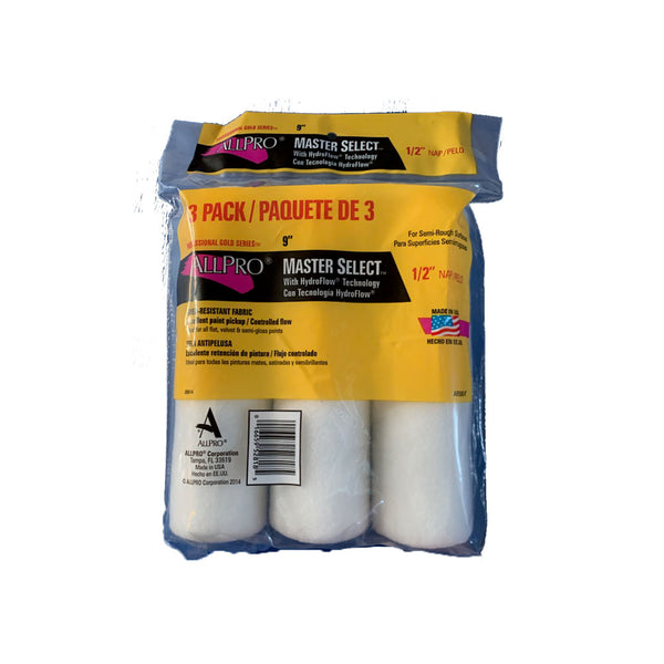 ALLPRO Master Select™ 9" Roller Covers | Standard Paint & Flooring